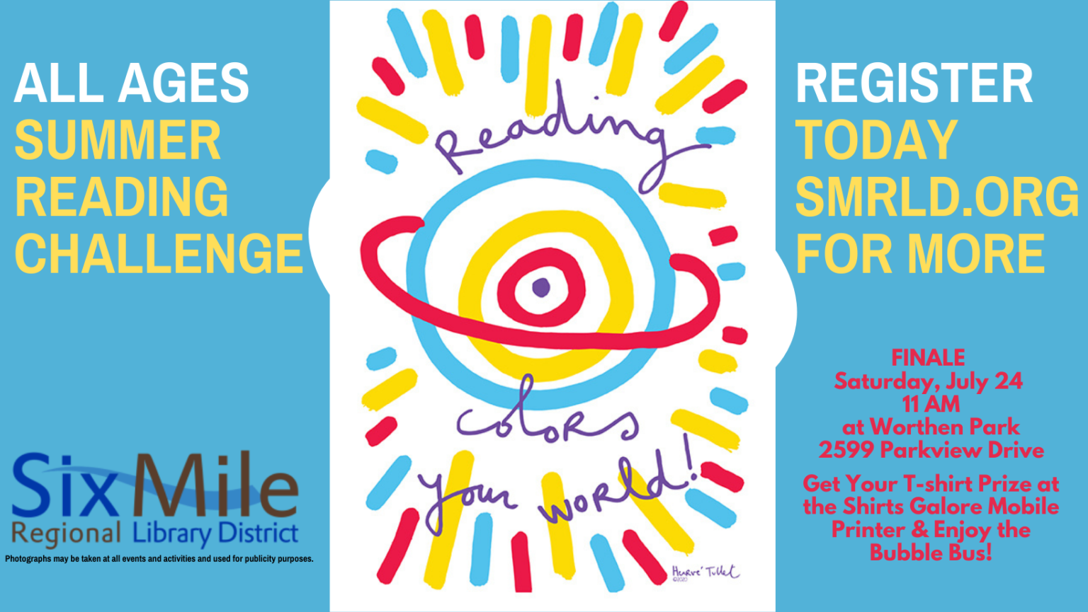 Reading Colors Your World! 2021 Summer All Ages Reading Challenge « Six ...