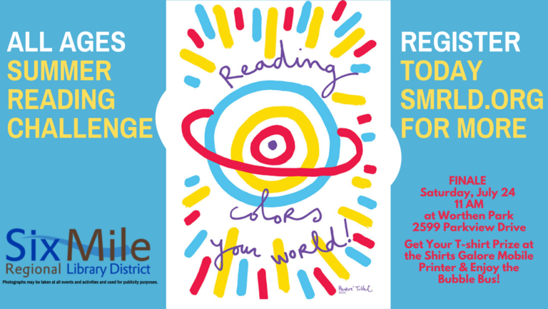 Reading Colors Your World! 2021 Summer All Ages Reading Challenge « Six ...