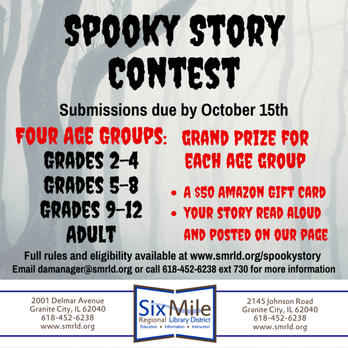 Spooky Story Contest « Six Mile Regional Library District